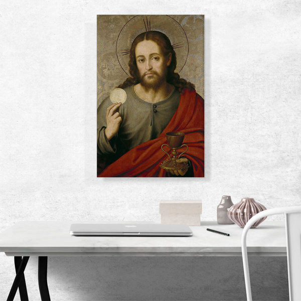 ARTCANVAS Christ With The Host Canvas Art Print By Juan Juanes | Wayfair